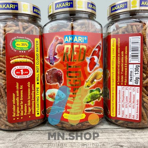 Jual Akari Red Maggot 130gr Red Pigment Maggot Kering - Kota Depok - mn ...