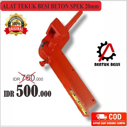 Promo ALAT TEKUK BESI BETON Spek 20mm BENDING BESI PEMBENGKOK BESI ...