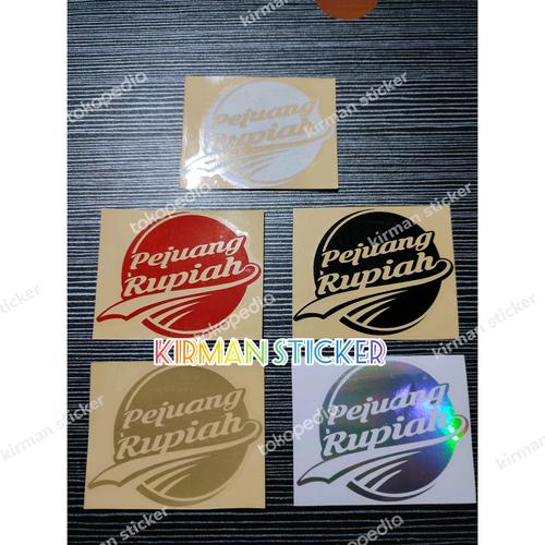 Jual sticker cutting sticker pejuang rupiah - hologram - Kota Bekasi ...