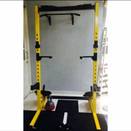 Jual Squat Rack Multifungsi Support Dips (Resi Otomatis) - Kuning ...