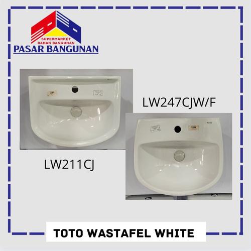 Jual TOTO WALL HUNG LAVATORY WHITE WASTAFEL - LW247CJW/F - Kota ...