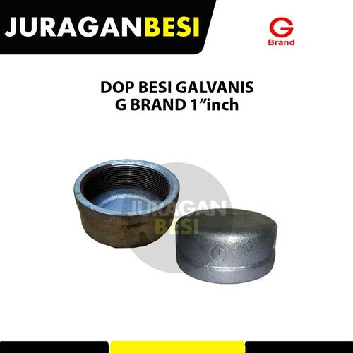 Jual DOP BESI GALVANIS G BRAND DRAT DALAM 1/2" 3/4" 1" - 1/2" TUTUP ...