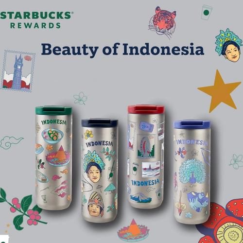 Jual Tumbler Starbucks Beauty of Indonesia - Tumbler Starbucks HUT 77 ...