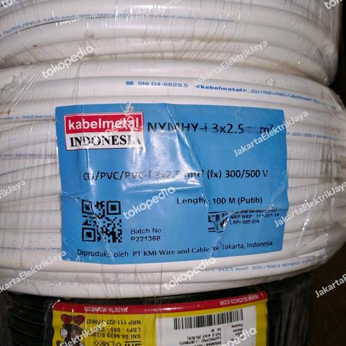 Jual Kabel NYMHY 3x2.5mm Metal 100m - Jakarta Pusat ...