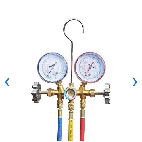 Jual Krisbow Testing Manifold Tabung Freon R22 ERSR22 ukur tekanan ...