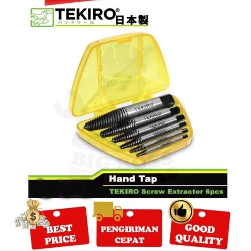 Jual Tap Balik Tekiro Set - Tap Baut Patah Screw Extractor Tekiro 6 pcs ...
