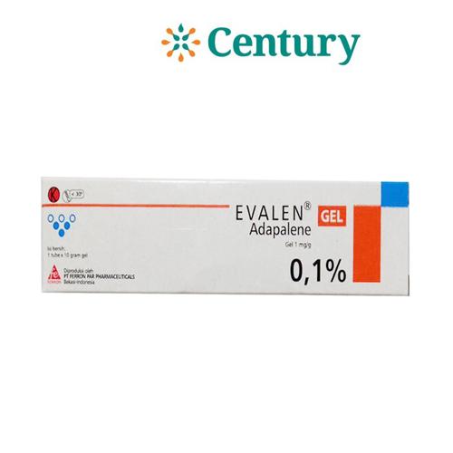 Jual EVALEN GEL 1MG 10GR / ADAPALENE 1MG / OBAT JERAWAT / OBAT KULIT ...