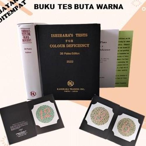 Jual Buku Tes Buta Warna Ishihara Test Isihara 38 Plates - Jakarta ...