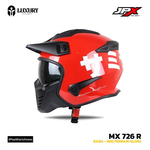 Jual Helm Modular - Helm JPX MX 726-R - BABA - HalfFace - FullFace ...