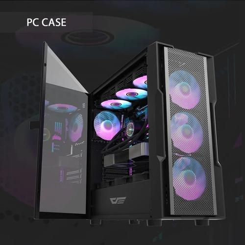 Jual DARKFLASH DK431 MESH ARGB MID TOWER PC CASE CASING GAMING CHASIS ...