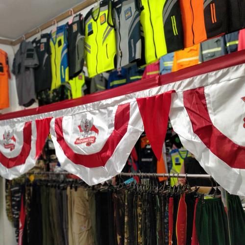Jual bendera resplang merah putih garuda 5 gelombang - Kota Semarang ...
