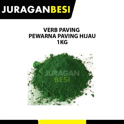 Jual IRON OXIDE GREEN VERF PIGMEN PEWARNA PAVING HIJAU 1 KG VERB VERF ...