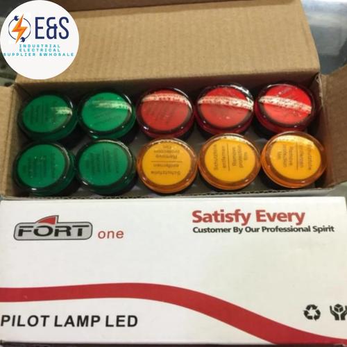 Jual Pilot Lamp LED 22mm Fort AD22-22DS MERAH KUNING HIJAU / AD22 22DS ...