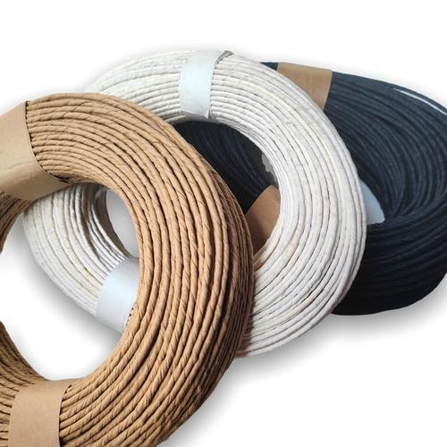 Jual TALI KERTAS KRAFT PAPER BAG ROPE CRAFT PER METER - Tali cokmud S4 ...