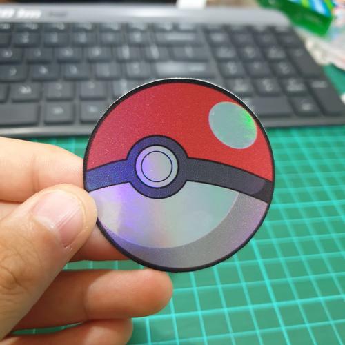 Jual Sticker Hologram Anime - PSH1114 - Pokemon - PokeBall - Jakarta ...
