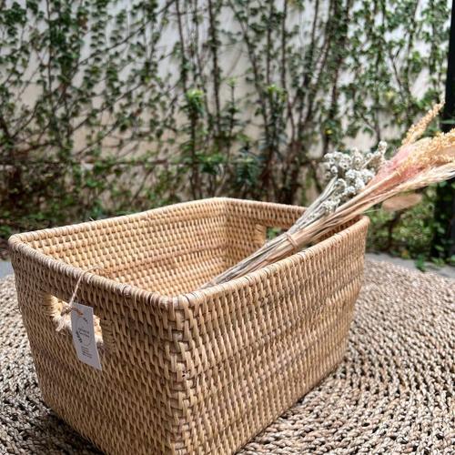 Jual Kotak Rotan / Keranjang Rotan / Box Rotan / Anyaman Rotan KRK02 ...