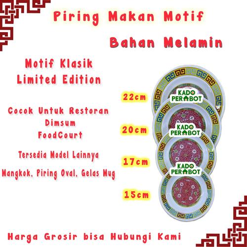 Jual piring melamine meishing - piring motif chinese - piring meishing ...