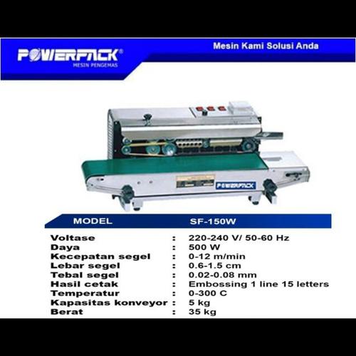 Jual Continuous Band Sealer Horizontal Mesin Segel Plastik Powerpack SF ...