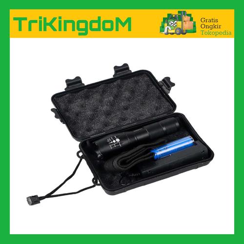 Jual Paket Senter LED E17 CREE XM-L2 8000 Lumens Baterai Charger Pouch ...