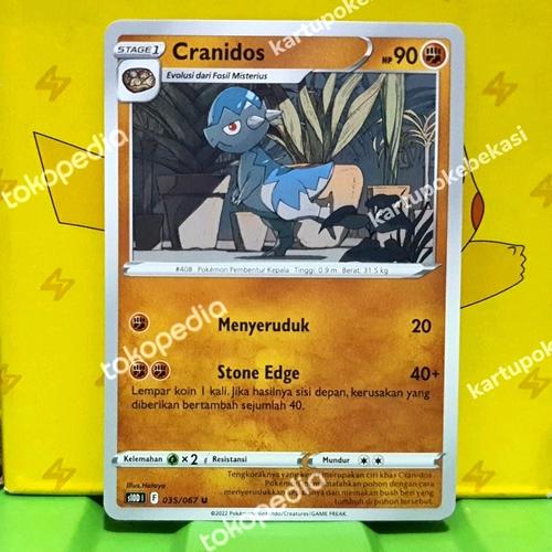 Jual Cranidos U S10D 035/067 kartu pokemon TCG Indonesia - Kota Bekasi ...