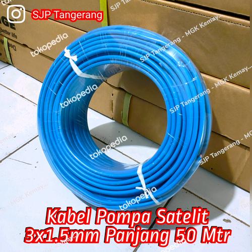 Jual Spare Part Pompa Air Kabel Pompa Satelit Ukuran 3x1.5 Panjang ...