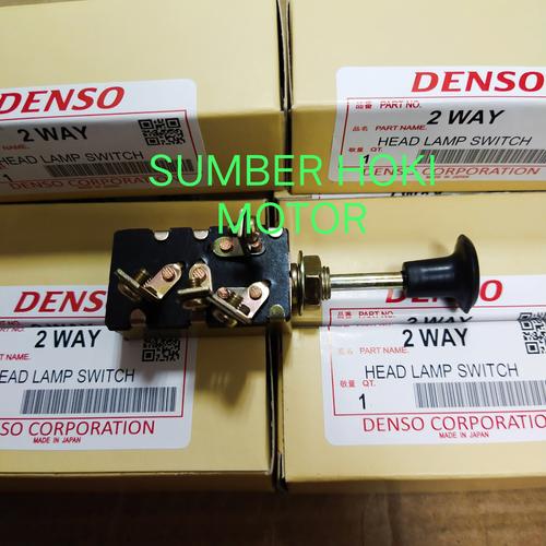 Jual HEAD LAMP SWITCH 2 WAY SAKLAR LAMPU TARIK 2X DENSO UNIVERSAL ...