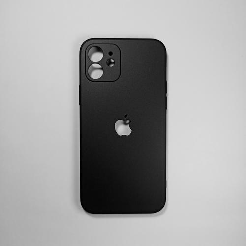 Jual Case iPhone 12 Black Matte and Doff Series FULL COVER - Kota ...