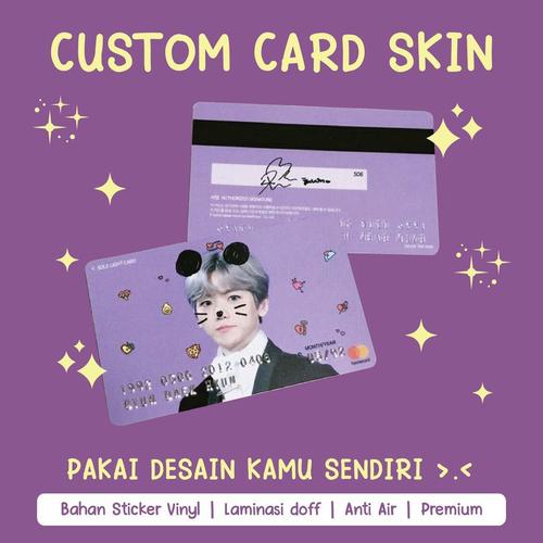 Jual GARSKIN / SKIN CARD / SKIN ATM (Stiker kartu ATM & E-Money) CUSTOM ...