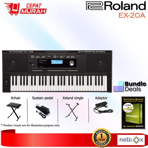Jual Roland EX20A Keyboard / EX20 A/ EX 20 A/ E X20 / EX-20A Garansi Resmi - Paket 2 - Kota ...