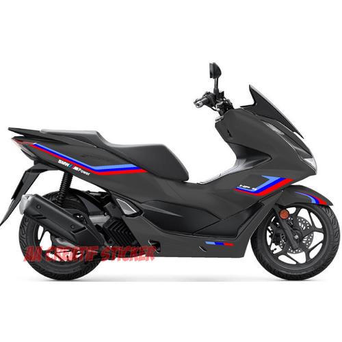 Jual cutting sticker polet motor honda pcx 160 livery bmw - motor putih ...