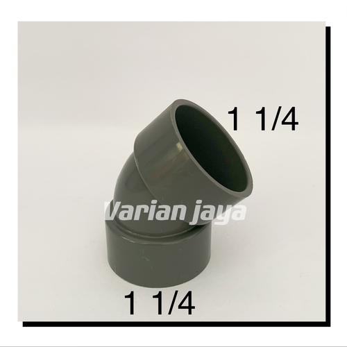 Jual Elbow 45 Derajat Knee 1 1/4 inch D keni Sambungan L Knie 1 1/4” 45° - Kab. Bekasi - Tb ...
