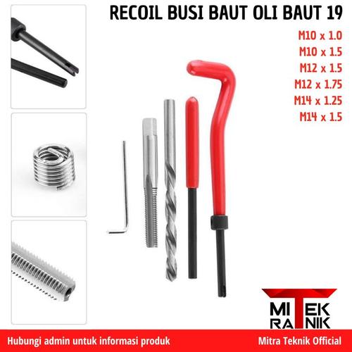 Jual Alat reparasi recoil baut 19 baut busi baut oli all motor honda ...