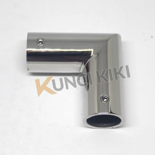 Jual Glass Clamp 19-04 L Konektor Pipa Kaca Siku 3/4 inch 19mm ...