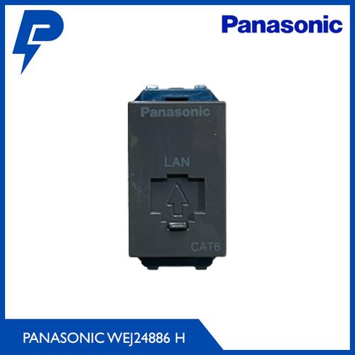 Jual PANASONIC Wide Series Modul Data Cat6 8P Hitam WEJ24886 H ...