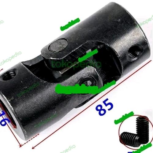 Jual Motor Shaft Universal Joint Connector Joint Coupler ID 16mm OD ...