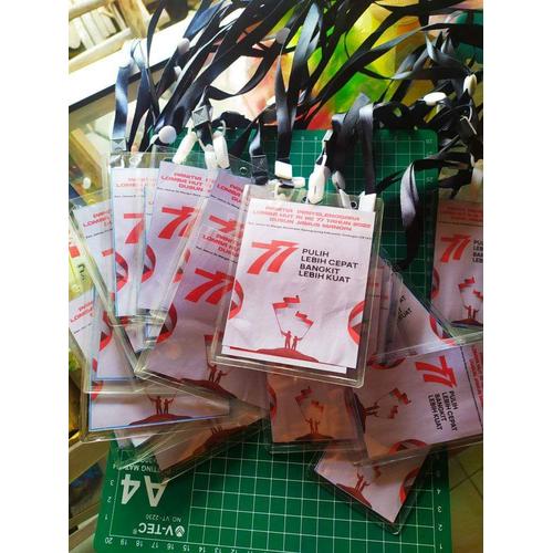 Jual Co Card Panitia ID Identitas Panitia Full Set Holder uk. 150 x 105 ...