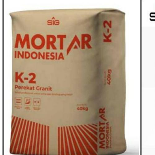 Jual Mortar Indonesia 40kg K2 Perekat Granit khusus Proyek 1/2DO 100SAK ...