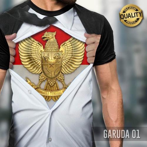 Jual KAOS INDONESIA NKRI Garuda Pancasila 01 MERAH PUTIH Nasionalis HUT ...