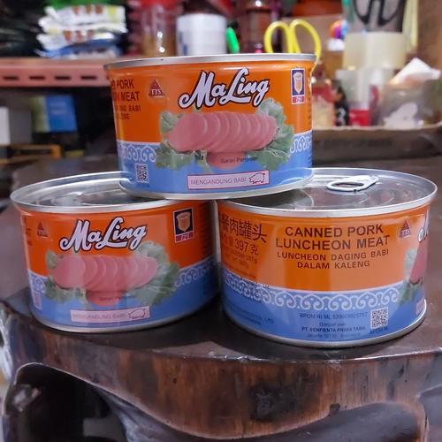 Jual MALING LUNCHEON MEAT DAGING BABI KALENG MALING TTS 397G - Kota ...