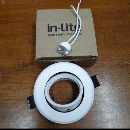 Jual DOWNLIGHT MR 16 (KOSONGAN) WHITE ADJUSTABLE INFX 036 - INLITE ...