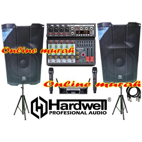 Jual paket sound system hardwell dsr15pro murah bagus 15'' number 1 ...
