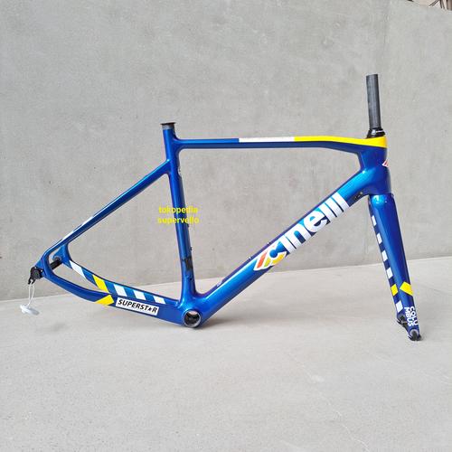Jual Cinelli superstar Carbon 8Frame set Roadbike rimbrake - green eyes ...