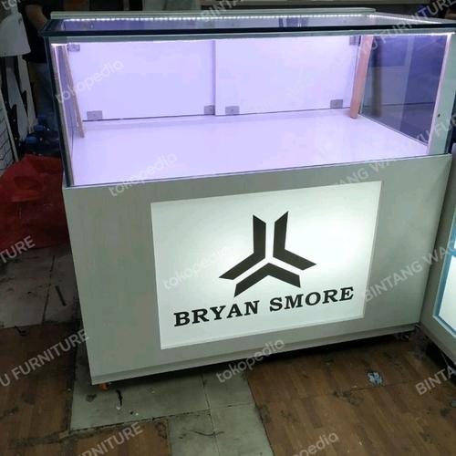 Jual meja counter / meja kasir / meja estalase / lemari display ...