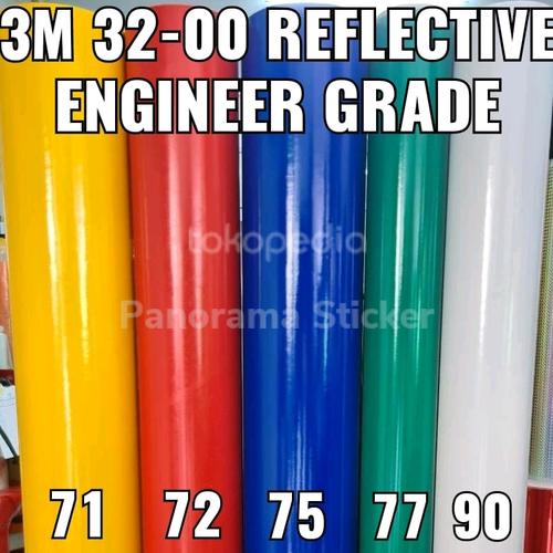 Jual Sticker Reflective 3M 32-00 Engineer Grade lebar 60cm - Putih ...