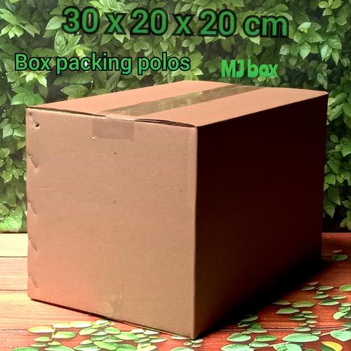 Jual kotak kardus box Uk,30x20x20 cm.Single wall model kardus indomie ...