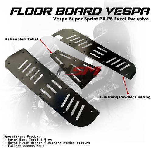 Jual floorboard bordes dek lantai vespa px super excel sprint exclusive - Kab. Tegal - oke_phone ...