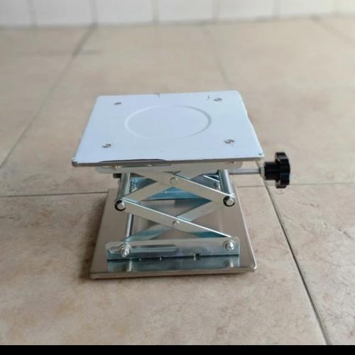 Jual Stainles steel labjack lab jack lift platform stand rack 20 cm x ...
