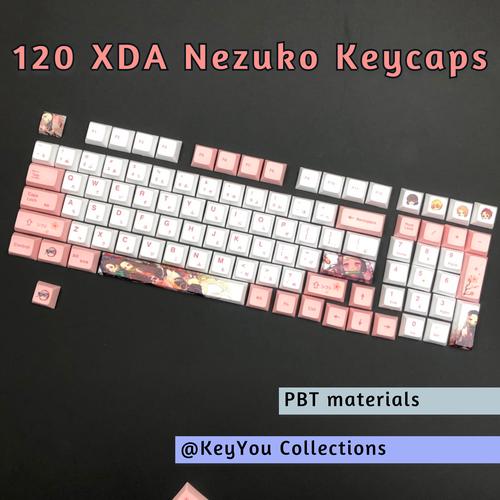 Jual XDA 120 nezuko kamado keycaps kimetsu no yaiba anime pbt - Kab ...