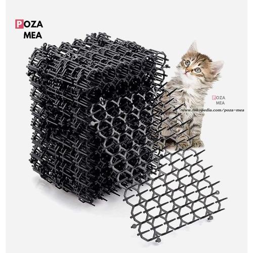 Jual Duri Pengusir Kucing Tembok Pohon Anti Kucing Elastis Model Kotak ...