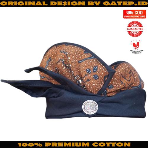 Jual Udeng Bali Asli Hitam Polos Tepi Batik Setengah Jadi - Blangkon ...